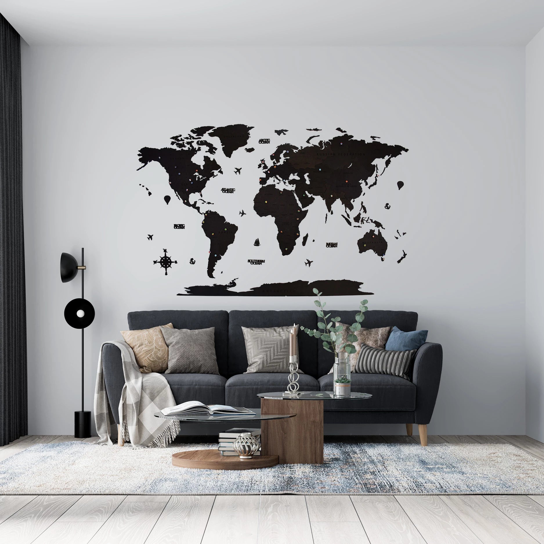 Mapas del Mundo 2D – Wood Nest